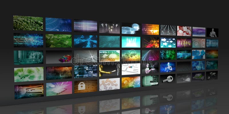 Multimedia Background stock illustration. Illustration of modern - 59058996