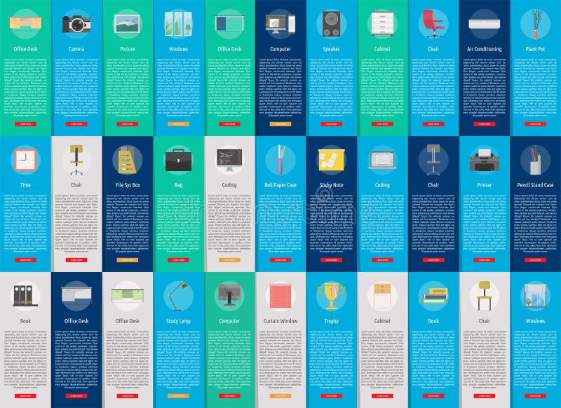 Multimedia Banner Design stock illustration. Illustration of media ...