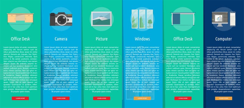 Multimedia Banner Concept stock vector. Illustration of vertical ...