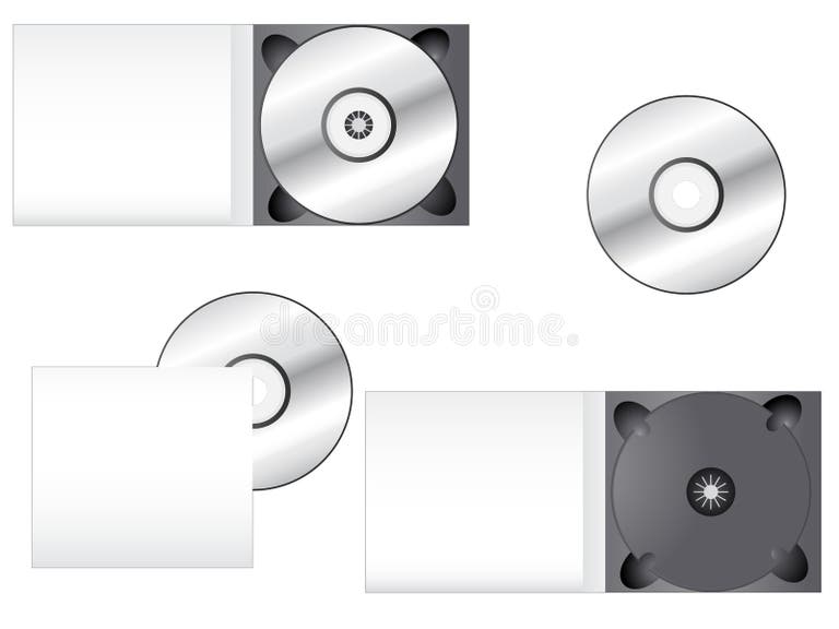 Multimedia CD Packaging stock vector. Illustration of music - 11436163