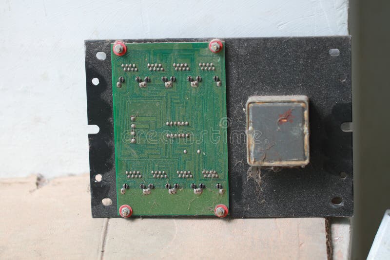 Multimedia circuit board stock image. Image of green - 100391401