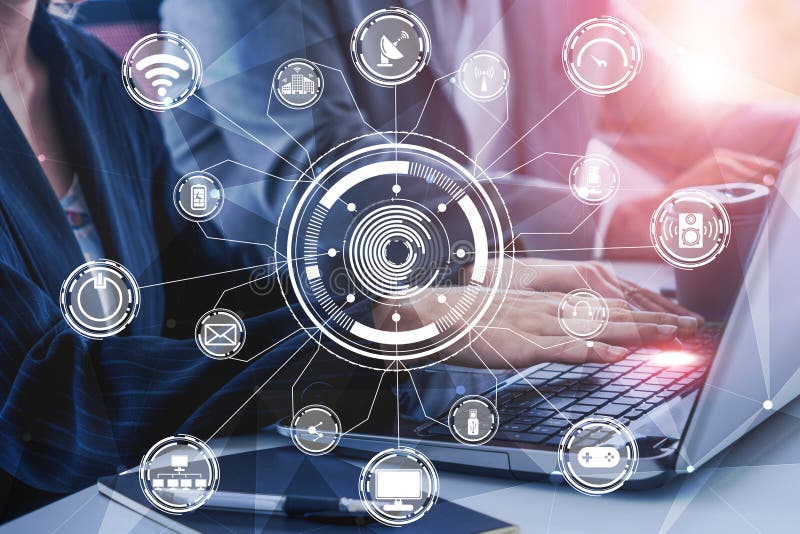 Multimedia and Computer Applications Concept Stock Image - Image of ...