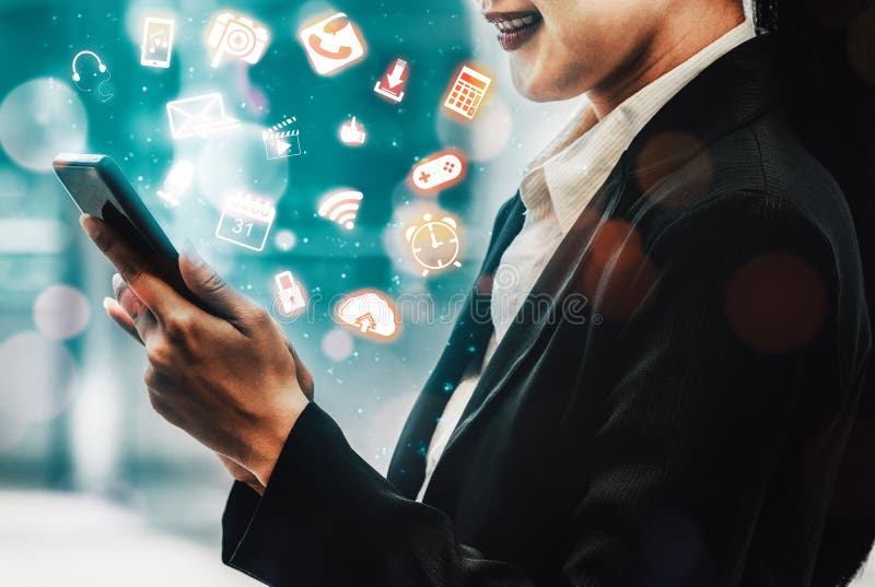 Multimedia and Computer Applications Concept Uds Stock Illustration ...