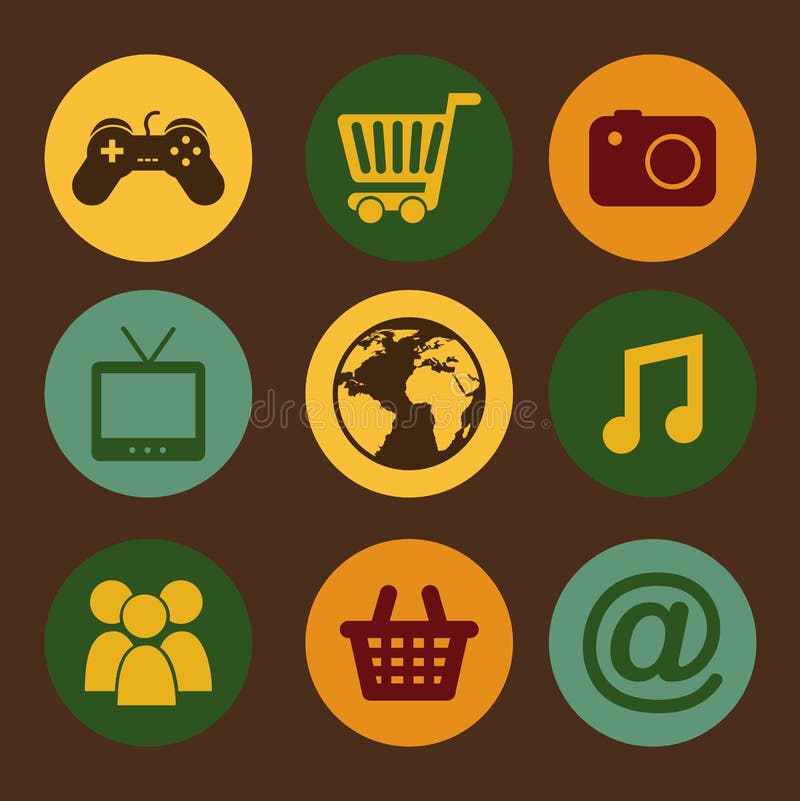 Multimedia design stock vector. Illustration of internet - 44929913