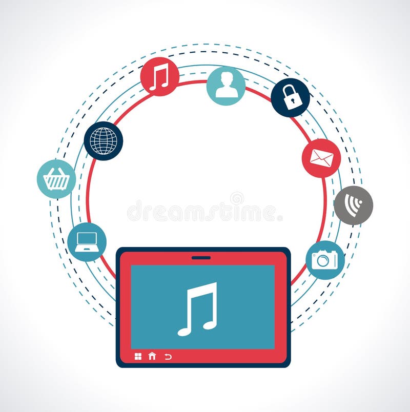 Multimedia design stock vector. Illustration of concept - 40624055