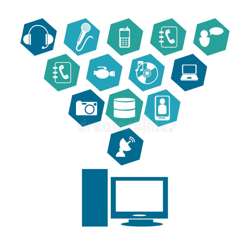 Multimedia design stock vector. Illustration of internet - 44929914