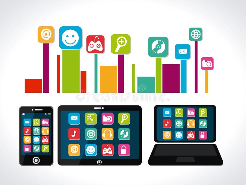 Multimedia design stock vector. Illustration of information - 44929951