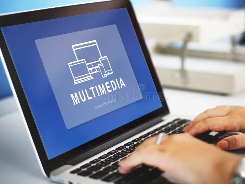 Multimedia Digital Device Technology Connection Concept Stock Image ...