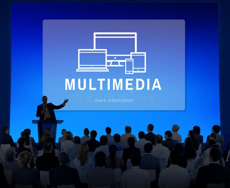 Multimedia Digital Device Technology Connection Concept Stock Image ...