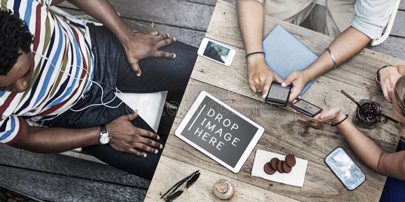 Multimedia Digital Device Technology Connection Concept Stock Image ...