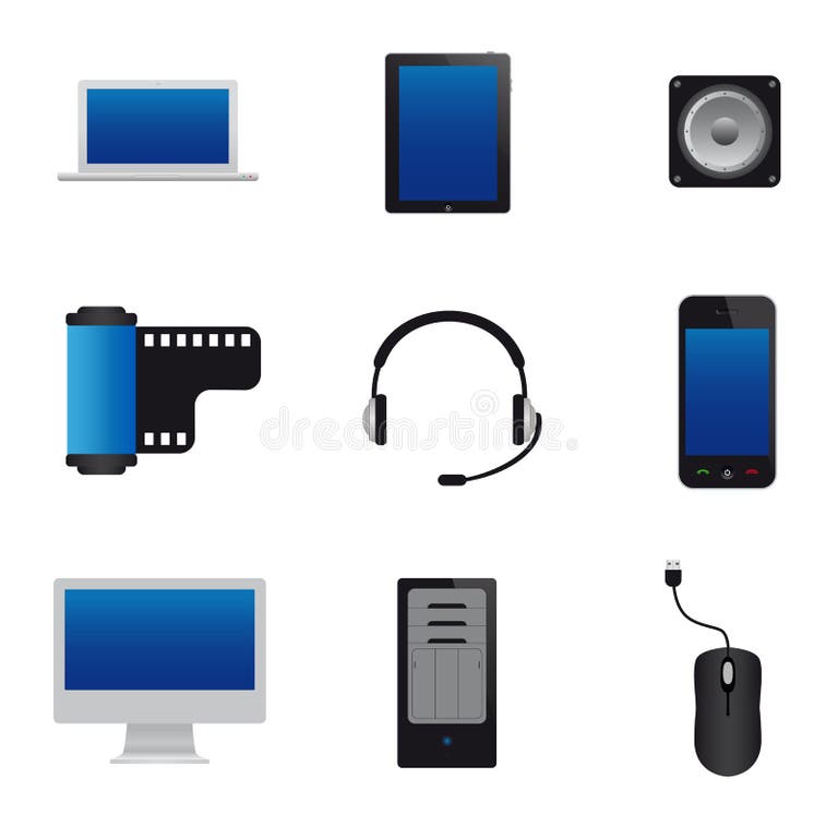 Multimedia Icons Stock Illustrations – 92,564 Multimedia Icons Stock ...