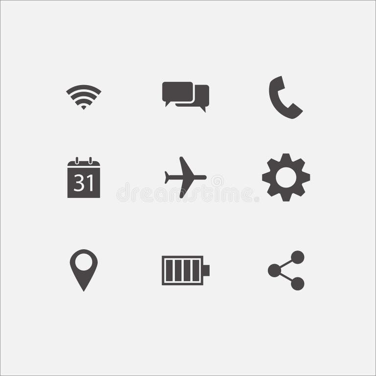 Multimedia Icons, Functional and Indicating Icons for Digital Devices ...