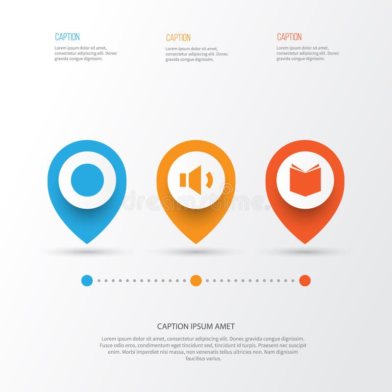 Multimedia Circle Icon Sets Stock Vector - Illustration of musical ...