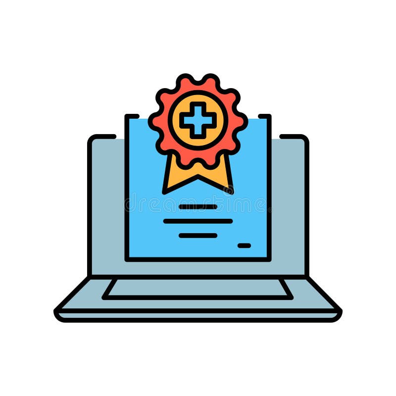 Multimedia Learning Systems Black Line Icon. Stock Illustration ...