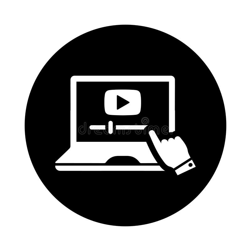 Multimedia, Media, Video, Tutorial Icon. Black Vector Sketch Stock ...