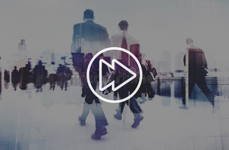 Multimedia-Musik-Audio-Konzept Des Schnellen Vorlaufs Stockfoto - Bild ...