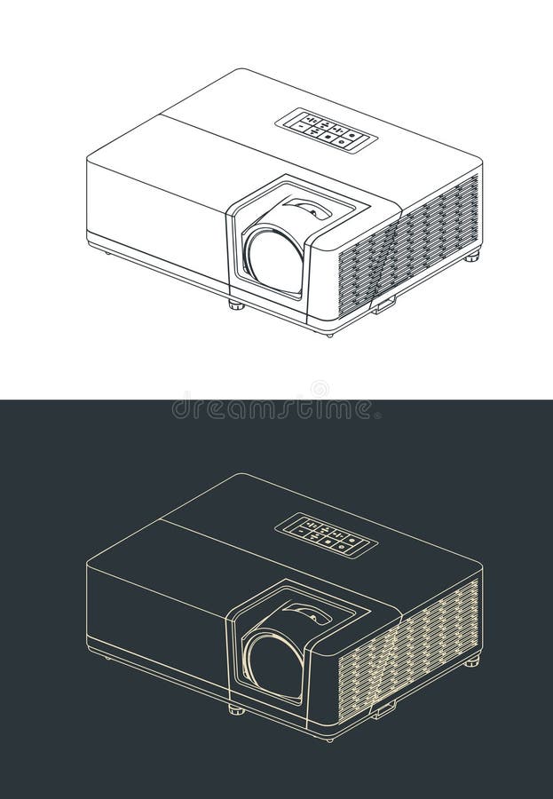 Projector Blueprints Stock Illustrations – 13 Projector Blueprints ...