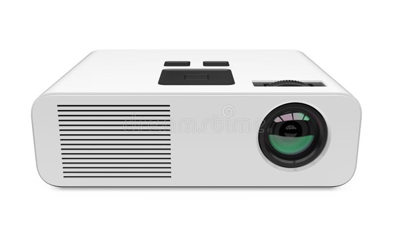 Multimedia Projector Isolated Stock Illustration - Illustration of ...