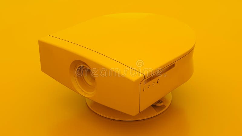 Multimedia Projector. Minimal Idea Concept Stock Illustration ...