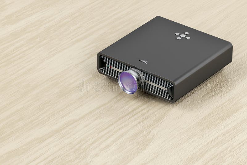 Multimedia Projector Presenting the Classroom. Stock Vector ...