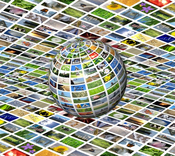 Multimedia sphere stock illustration. Illustration of sphere - 11741720