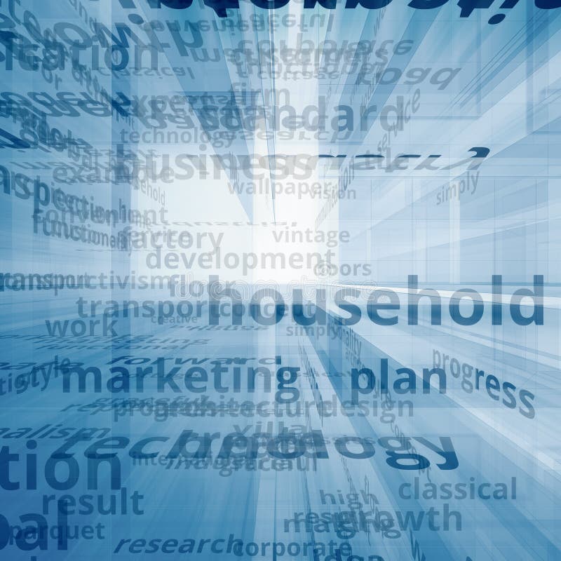 Multimedia text concept stock illustration. Illustration of abstract ...