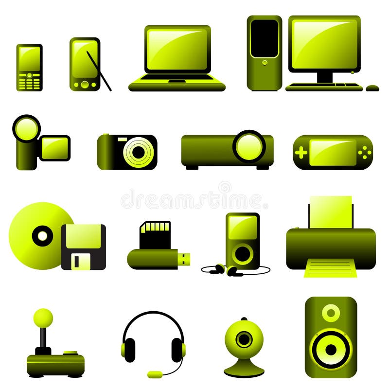 Vector Music Instruments - Silhouette Stock Vector - Illustration of ...