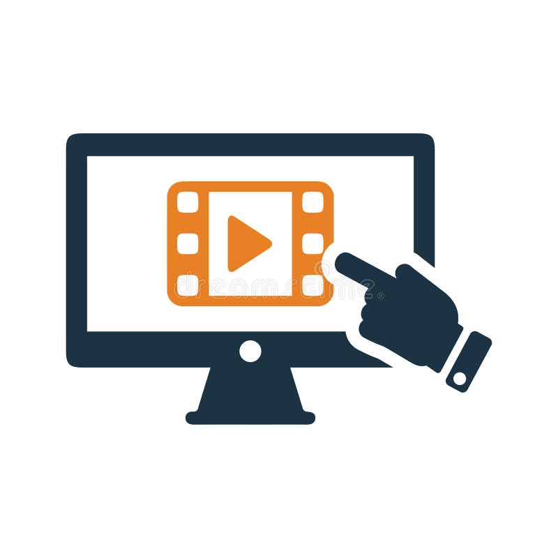 Tutorial icon digital red stock vector. Illustration of letters - 106951769