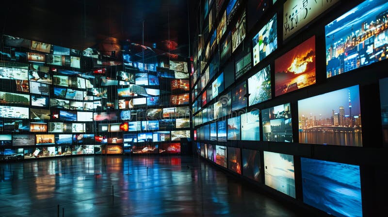 Multimedia Video Wall Displays Multiple Broadcasts in an Interactive ...