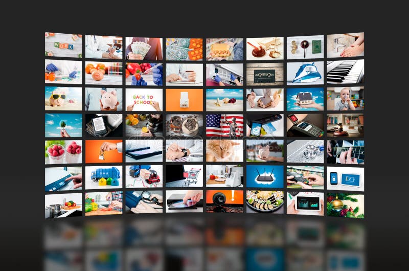 Fernsehsendungsmultimediabereich-Zusammenfassungszusammensetzung ...