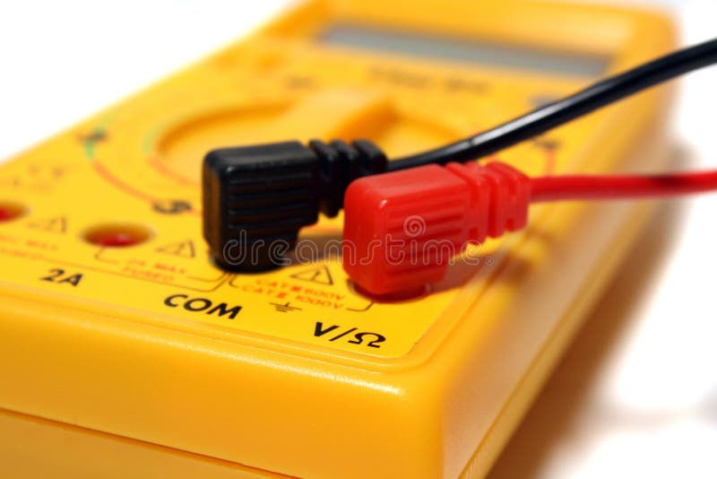 Digital multimeter stock image. Image of isolated, alternating - 3950729