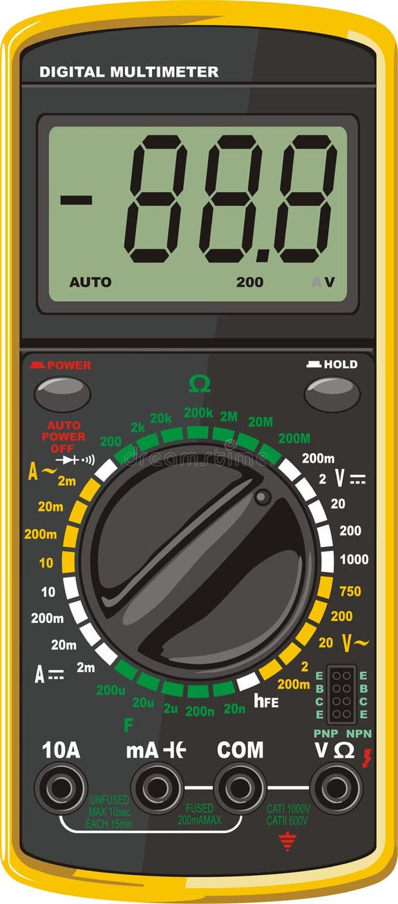 Digital Multimeter Stock Illustrations – 4,346 Digital Multimeter Stock ...