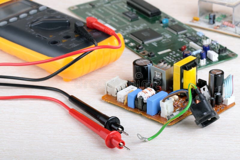 Multimeter stock photo. Image of examining, connection - 21976304