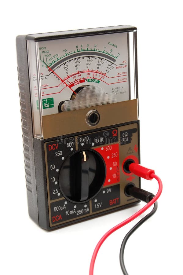 Multimeter stock photo. Image of background, display - 35664952