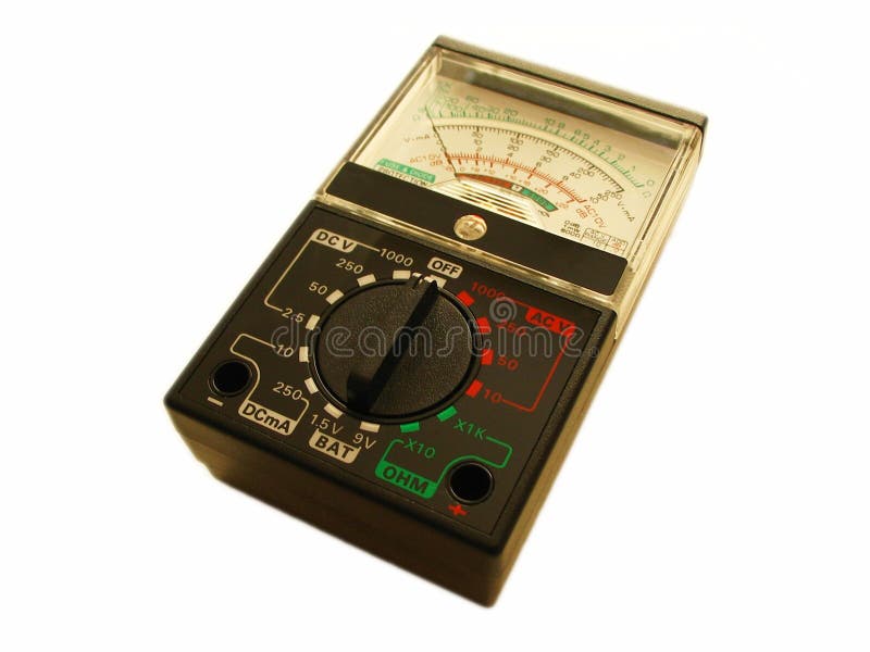 Multimeter stock photo. Image of isolation, amps, electricity - 594082