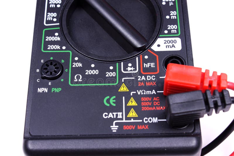Multimeter On White Background Picture. Image: 8765452