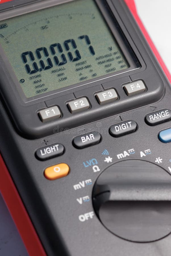 Multimeter stock photo. Image of meter, voltage, amps - 8797986