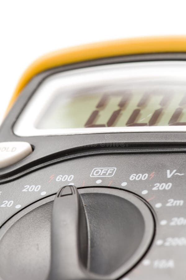 Multimeter display stock photo. Image of needle, output - 1865616