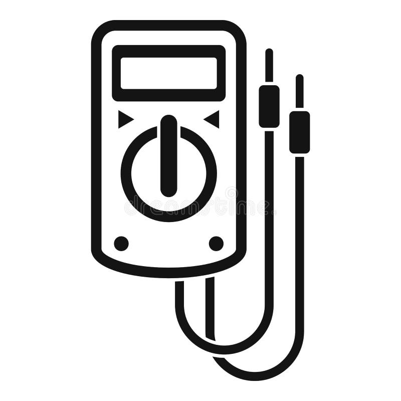 Multimeter Device Icon, Simple Style Stock Vector - Illustration of ... Multimeter Device Icon, Simple Style Stock Vector - Illustration of ...