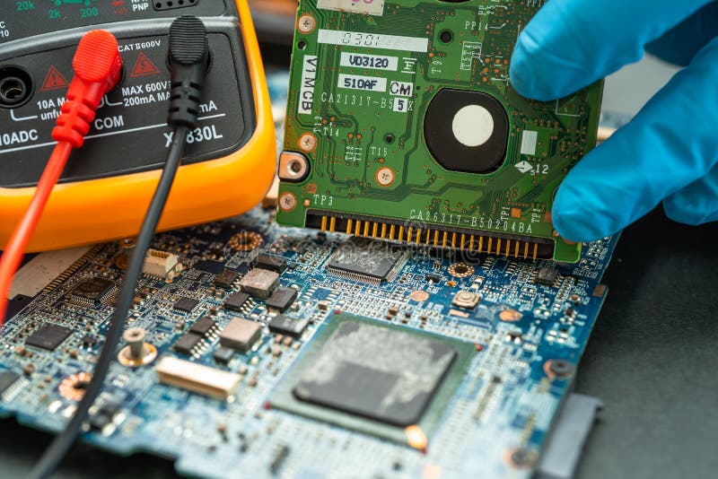 Multimeter Electronic Digital To Measure the Voltage of Electrical ...