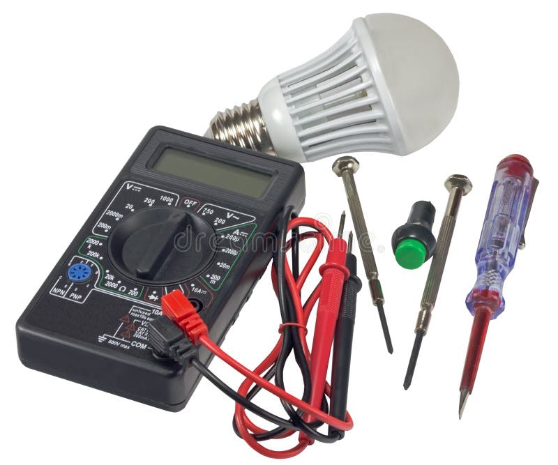 Multimeter and Electronic Tools Stock Photo - Image of multimeter ...