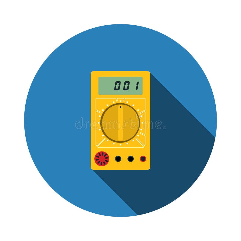 Multimeter Icon stock vector. Illustration of accuracy - 253261647