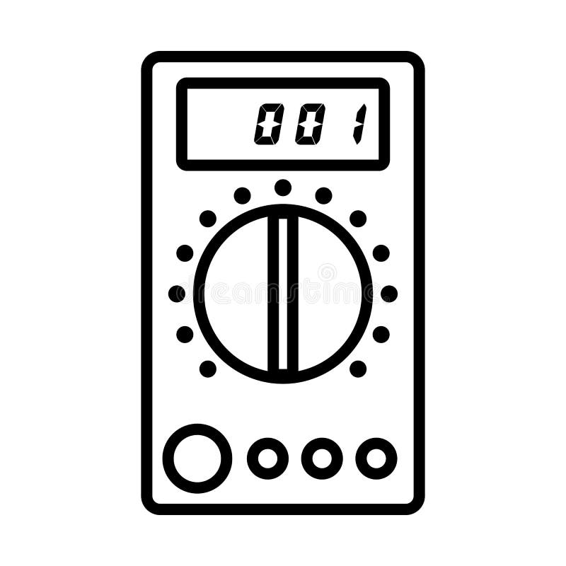 Multimeter Icon stock vector. Illustration of measure - 247812569