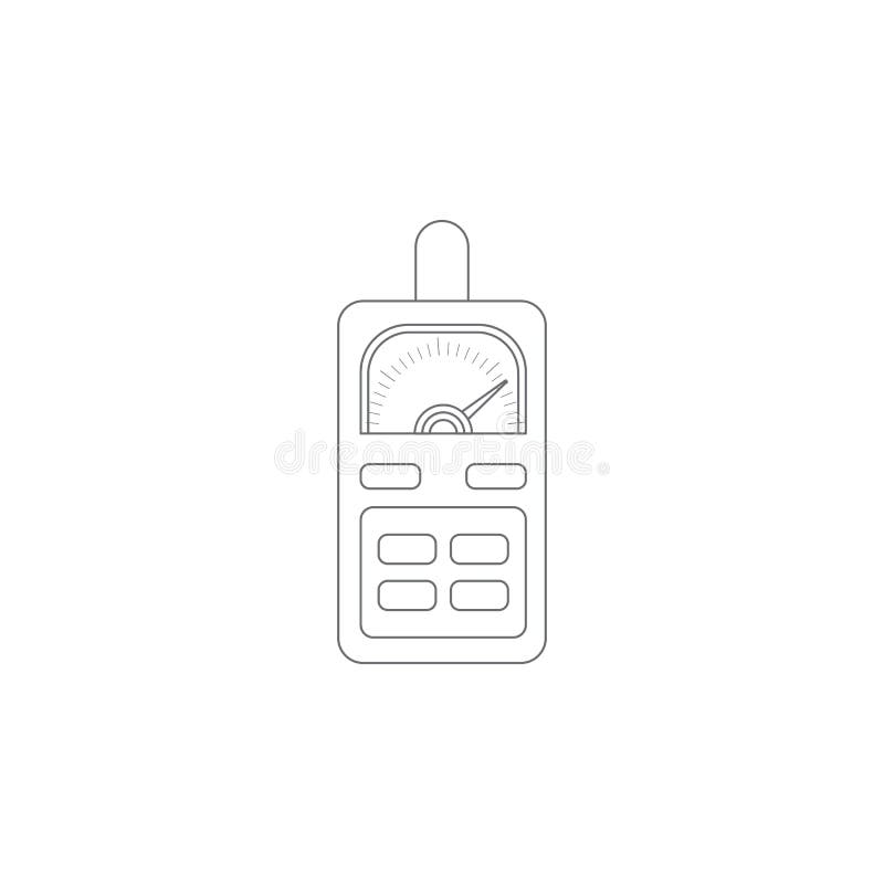 Voltage Ampere Meter Tester Icon. Simple Element Illustration. Voltage ...