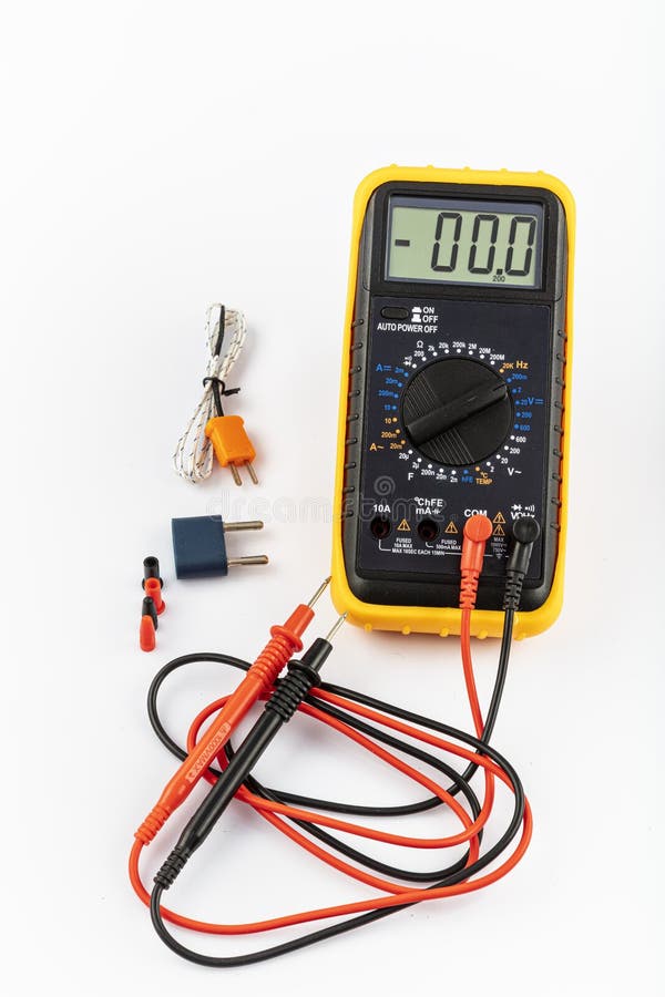 Multimeter for a Measurement of a Voltage, Current and Resistance with ...