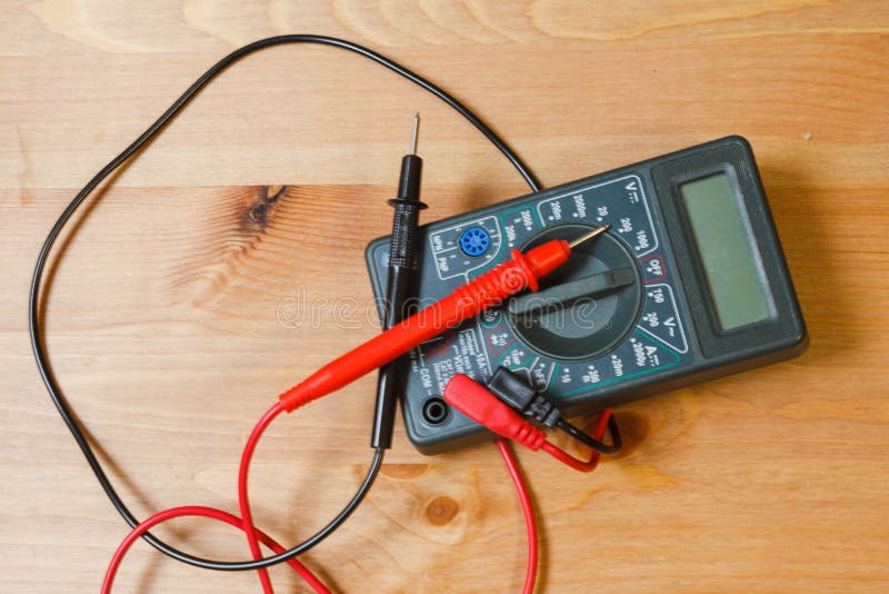 Multimeter for Measuring Current and Voltage. Stock Photo - Image of ...