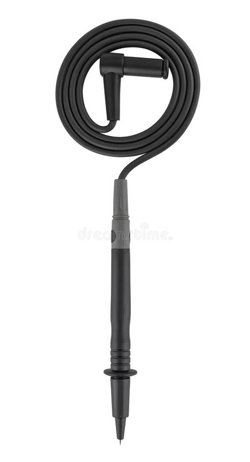 Multimeter Probe, Insulated, White Background Stock Photo - Image of ...