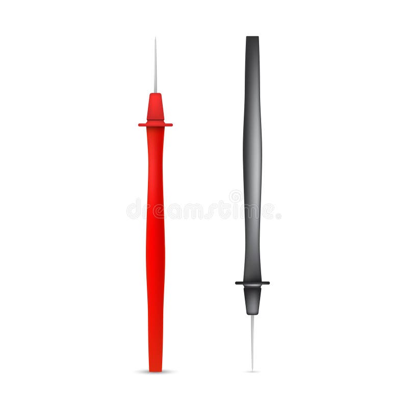 Multimeter Probe Vector Illustration Stock Illustration - Illustration ...