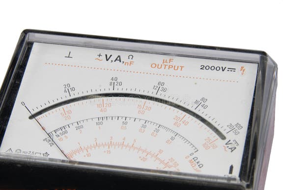 Multimeter scale stock photo. Image of technology, electric - 5269964