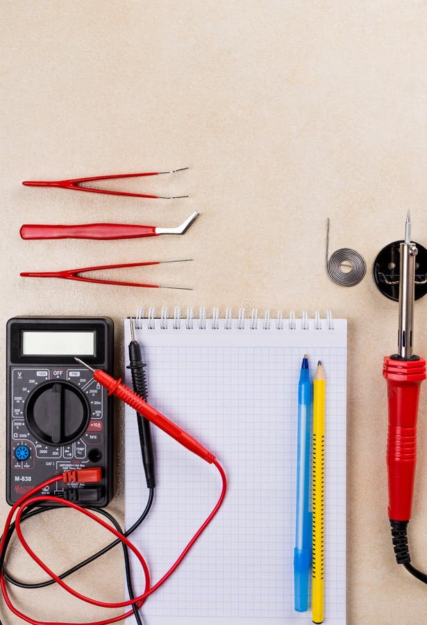 Multimeter, Soldering Tool and Hand Tools for Electronics Assembly ...